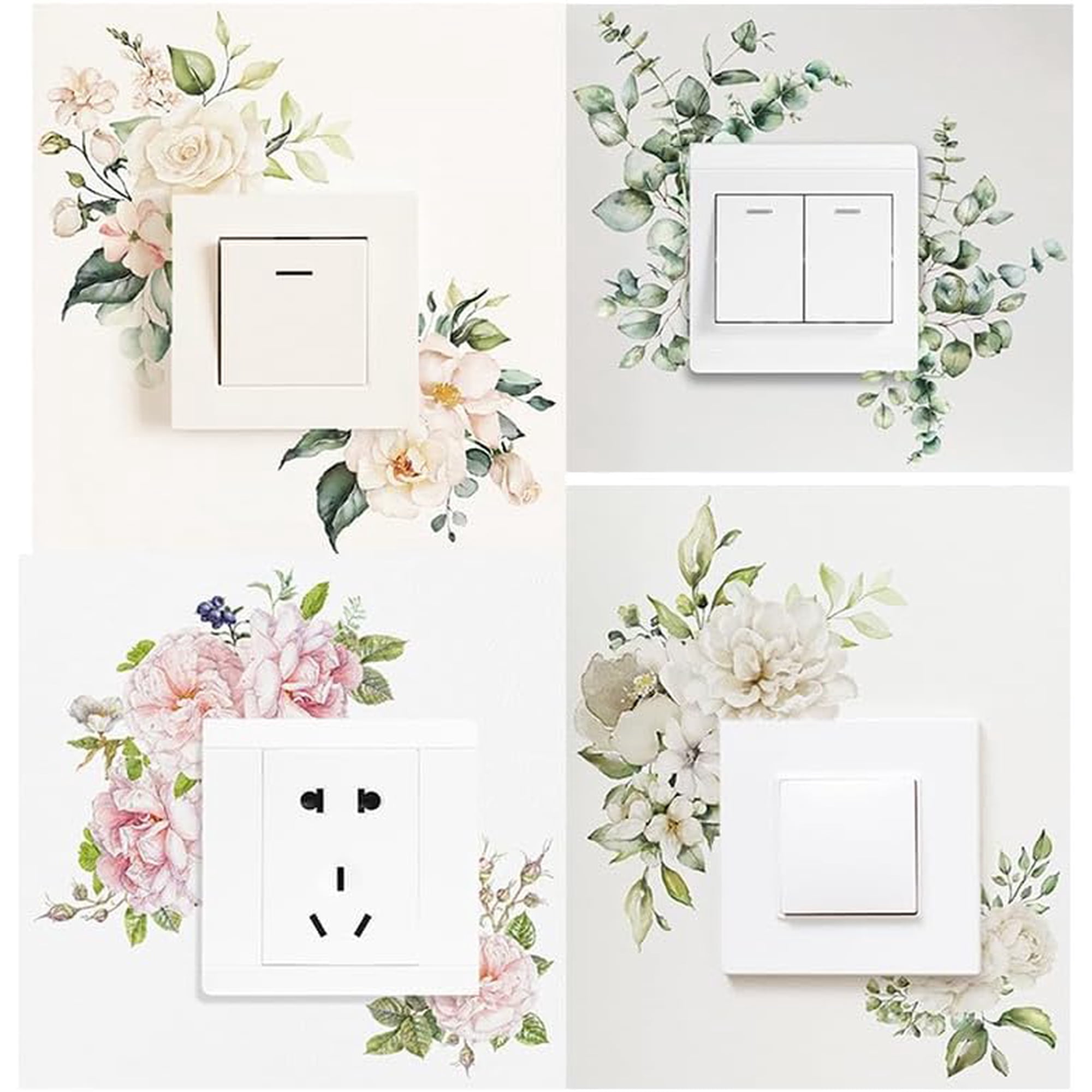 Click here for Nobrand 4pcs Flower Switch Stickers 170x145x0.2mm... prices