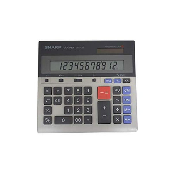 Sharp Calculatrice de Bureau Commerciale QS-2130 à 12 Chiffres avec ...