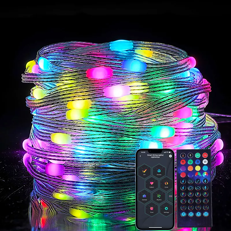Gilbin Fairy String Lights USB Plug in: 50Ft 100LEDs Smart Christmas ...