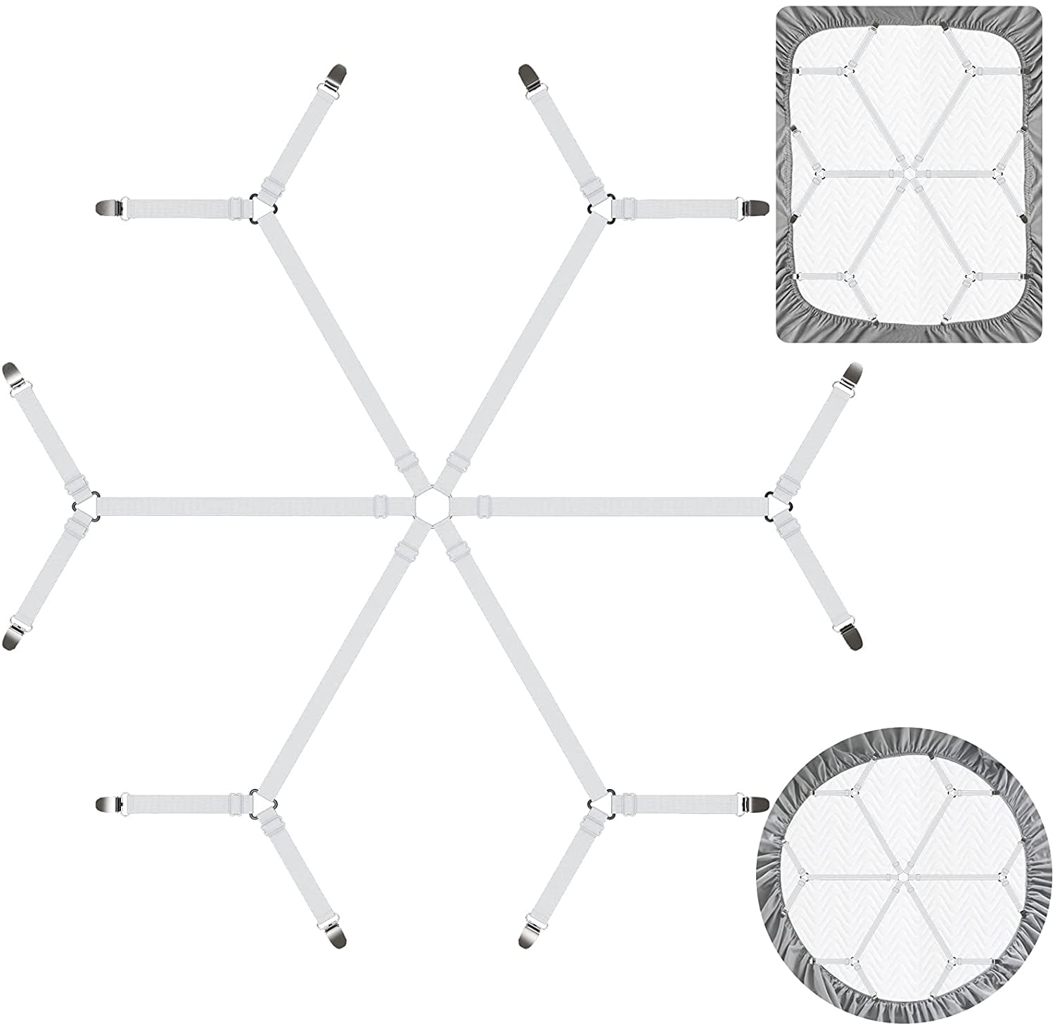 Sheet With Elastic Fastener Adjustable Sheet Clip With Harmless Buckle ...
