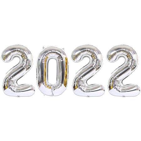 Party Balloons,2022 Foil Balloons Number Balloons, 32/40 Inch Number ...