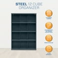 Cubby 66 in. Height All Steel Storage Organizer in Charcoal - Walmart.com