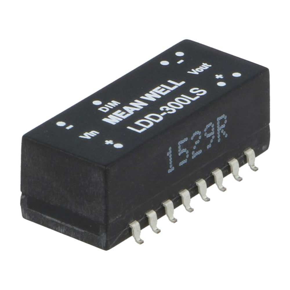 LDD-300LS | Mean Well LDD-LS Step-Down 300mA CC SMD DC LED Driver ...