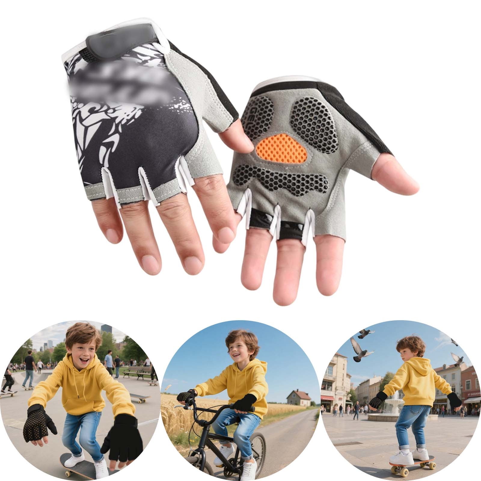 Click here for Hhsclothinggg Kids Outdoor Sports Gloves Half Fing... prices