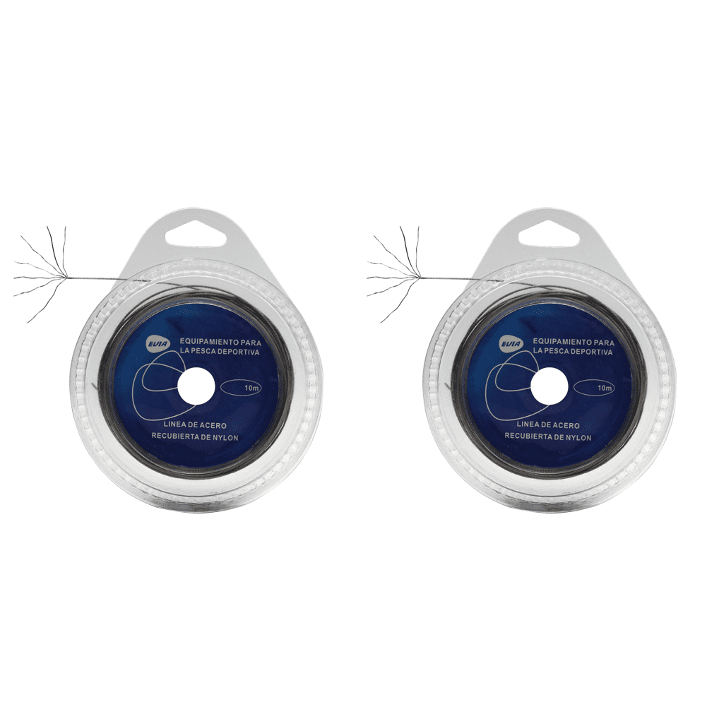 Línea Pesca Acero Inoxidable 10M Cable Guía 7 Hebras para Salada (40 ...