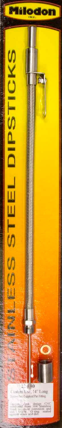 Milodon 22080 MLD22080 UNIVERSAL DIPSTICK & WELD IN - Walmart.com ...
