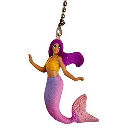 Mermaid ceiling Fan Pull Light chain Extender Beach Ocean Theme ...