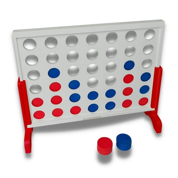 Outdoor Giant 4 in-A-Row Connect Yard Game, Big Games, Backyard Life ...