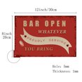 1pc Vintage Metal Iron Tin Sign Poster Wall Decor for Bars Restaurants ...