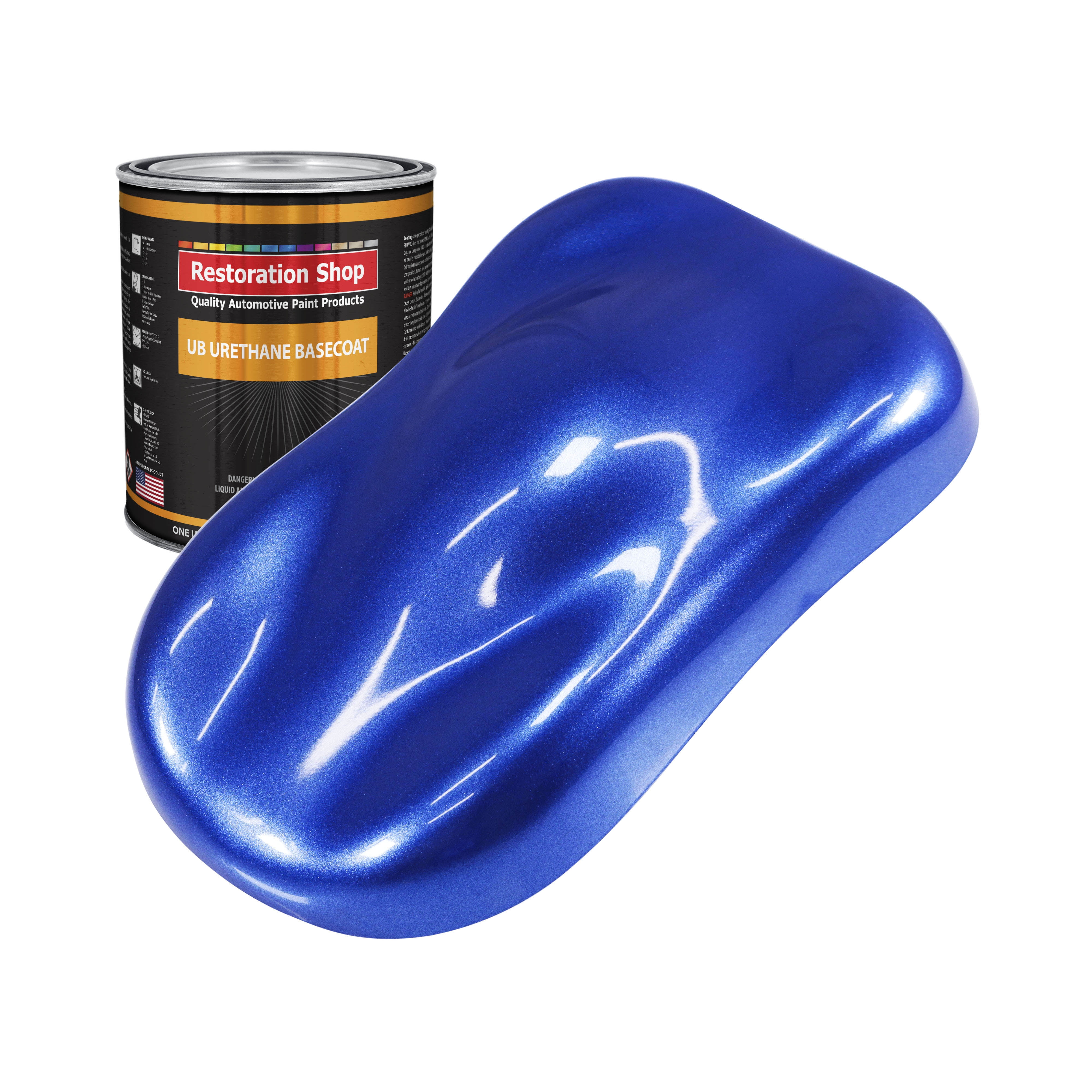 Cobalt Blue Firemist 1 Quart URETHANE BASECOAT Car Auto Body Paint ...