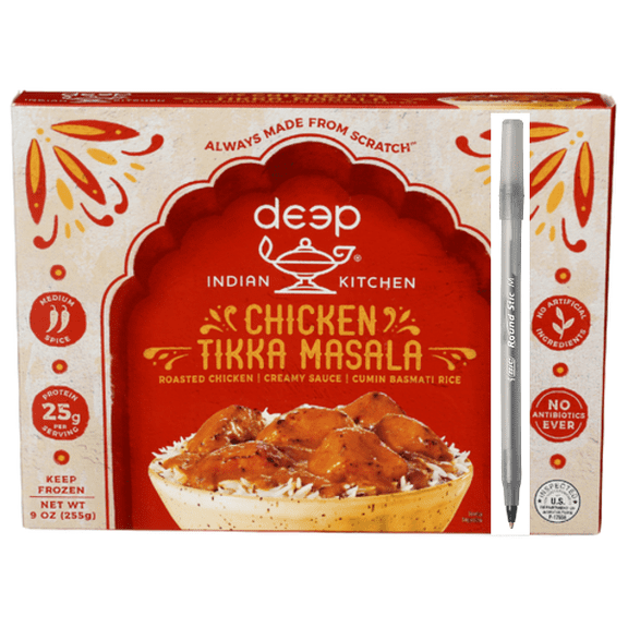 1+ Deep Indian Kitchen Chicken Tikka Masala with pen - Walmart.com