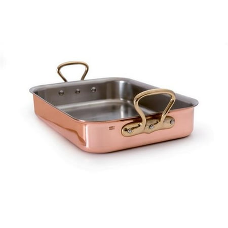 Matfer Bourgeat 034076 Copper Roasting Pan 15.75 in. - Walmart.com
