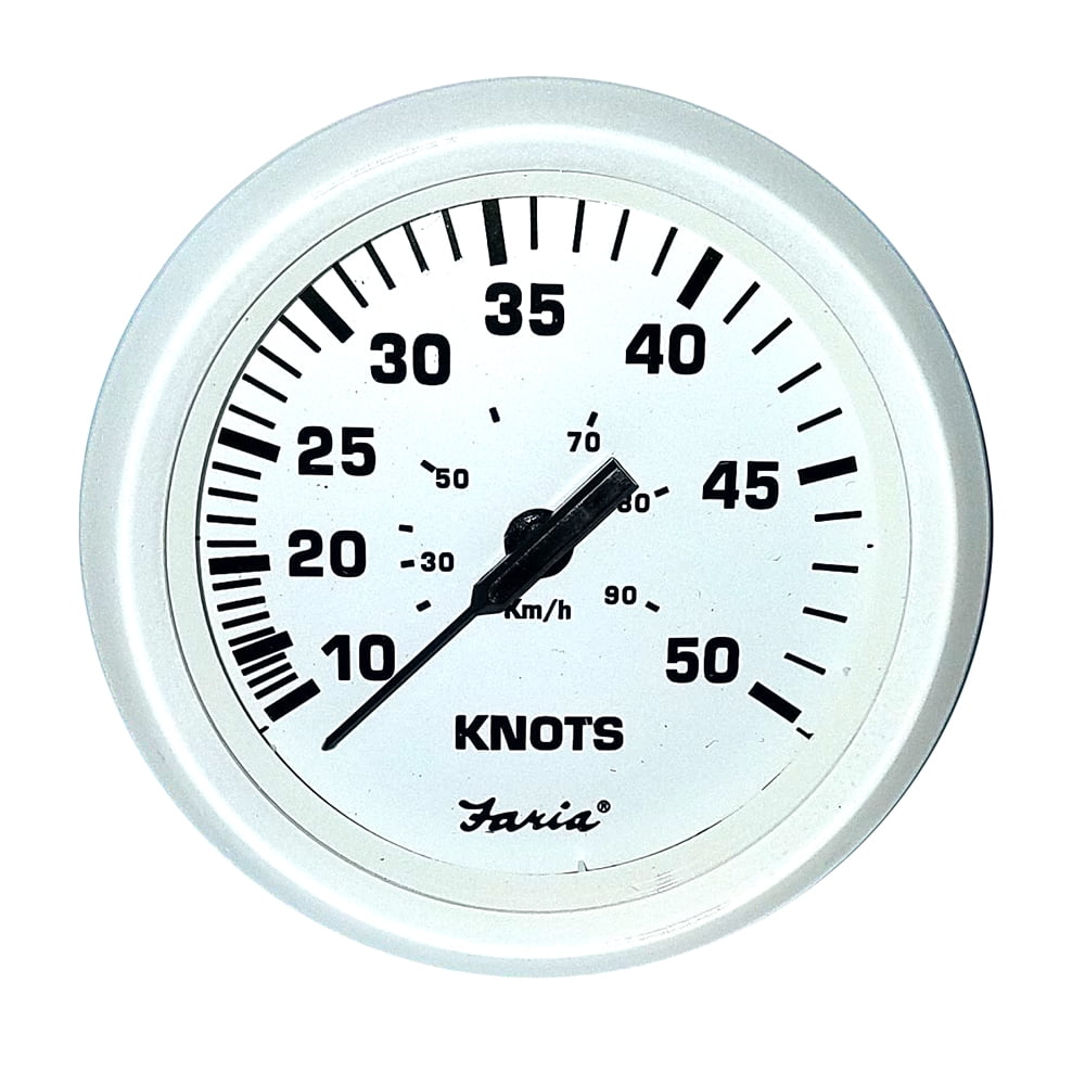 FARIA 4"SPEEDOMETER 50 KNOT - Walmart.com
