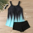 Elfindea Bikini Women Sexy Slim Printed Camisole Split Plus Size Two