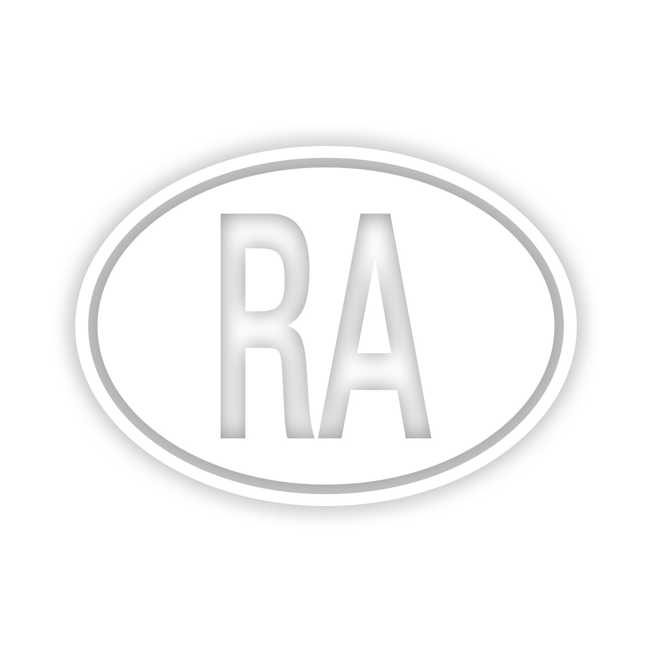 Argentina Oval Sticker Decal Die Cut - Self Adhesive Vinyl ...