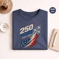 Teeso 250 Years 1776 2026 Patriotic USA Jet Graphic Tee American Flag ...