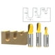 Yonico 3 Bit Core Box Router Bit Set - 1/2" Shank 14360 - Walmart.com