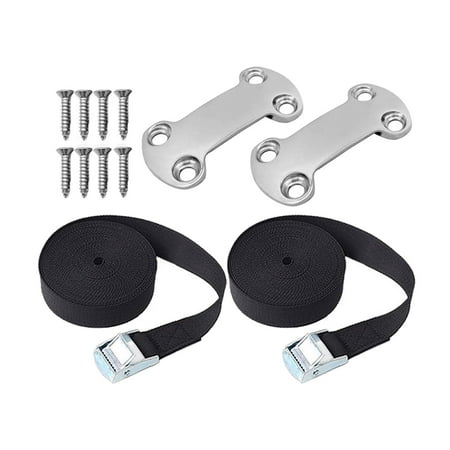 S SERENABLE Tie Down Locking Stainless Steel Luggage Belts for Yacht ...