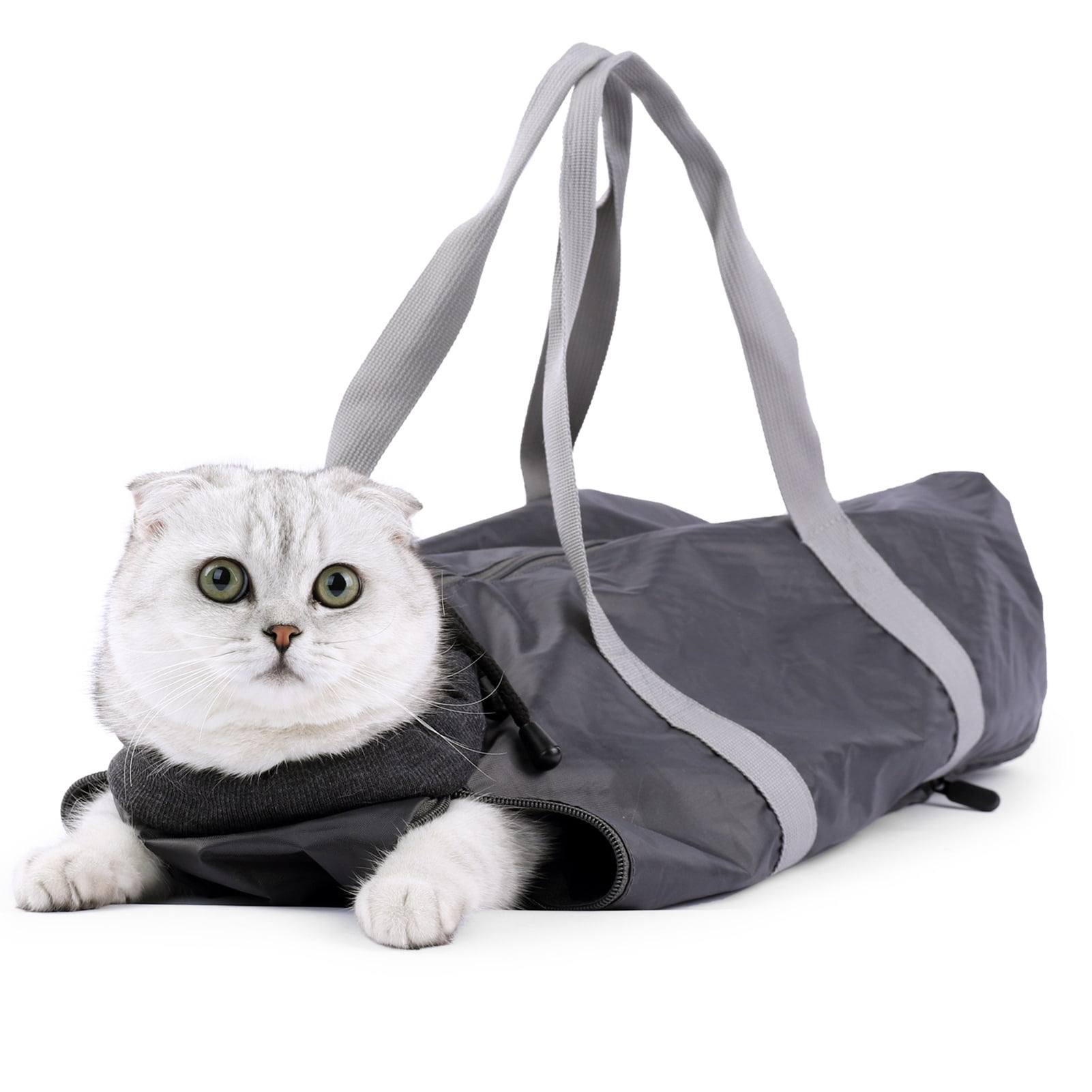 Cat Carrier Adjustable Cat Grooming Restraint Bags for Nail Trimming ...