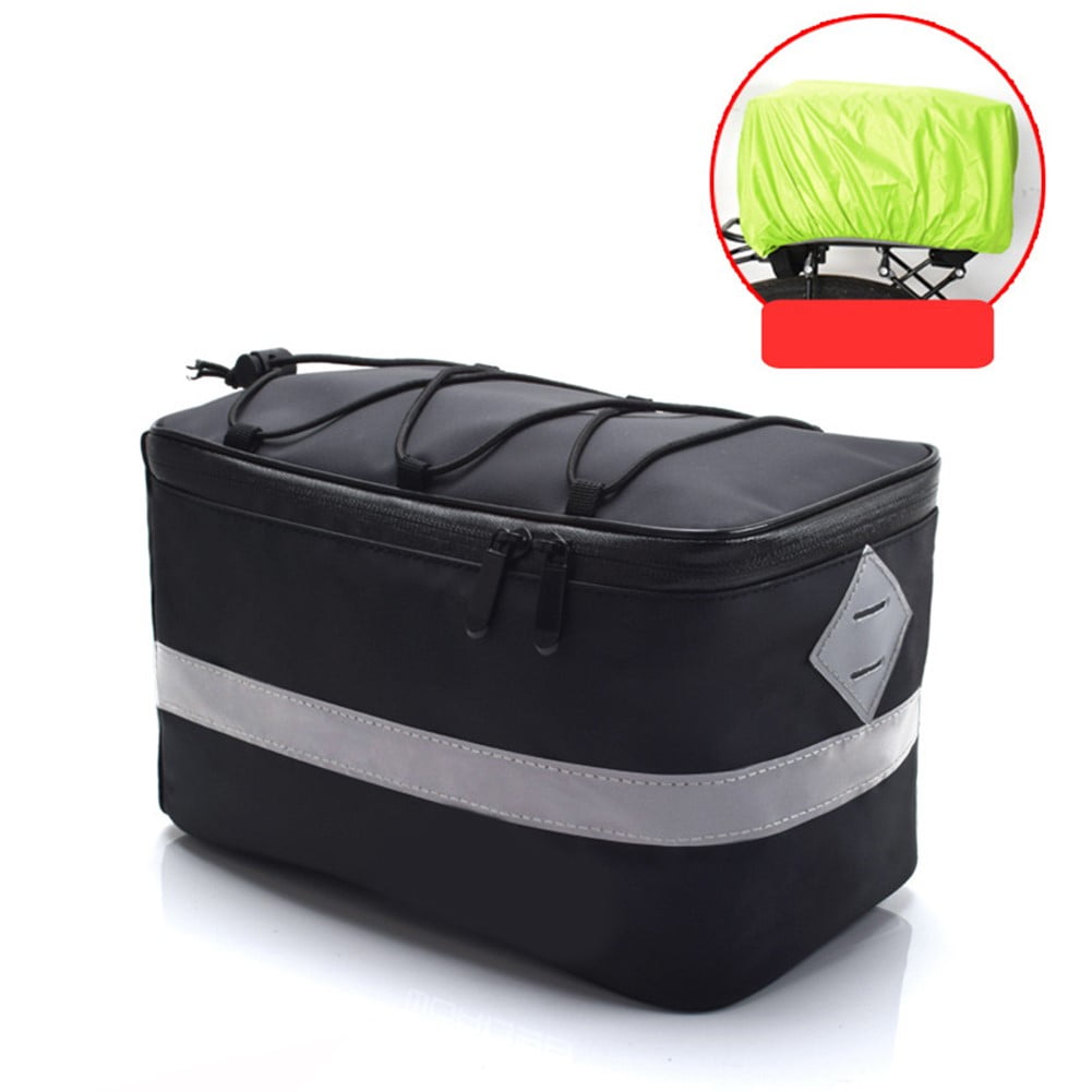 8l/15l Bicycle Carrier Bag Rear Rack Bike Trunk Bag Luggage Box Back ...