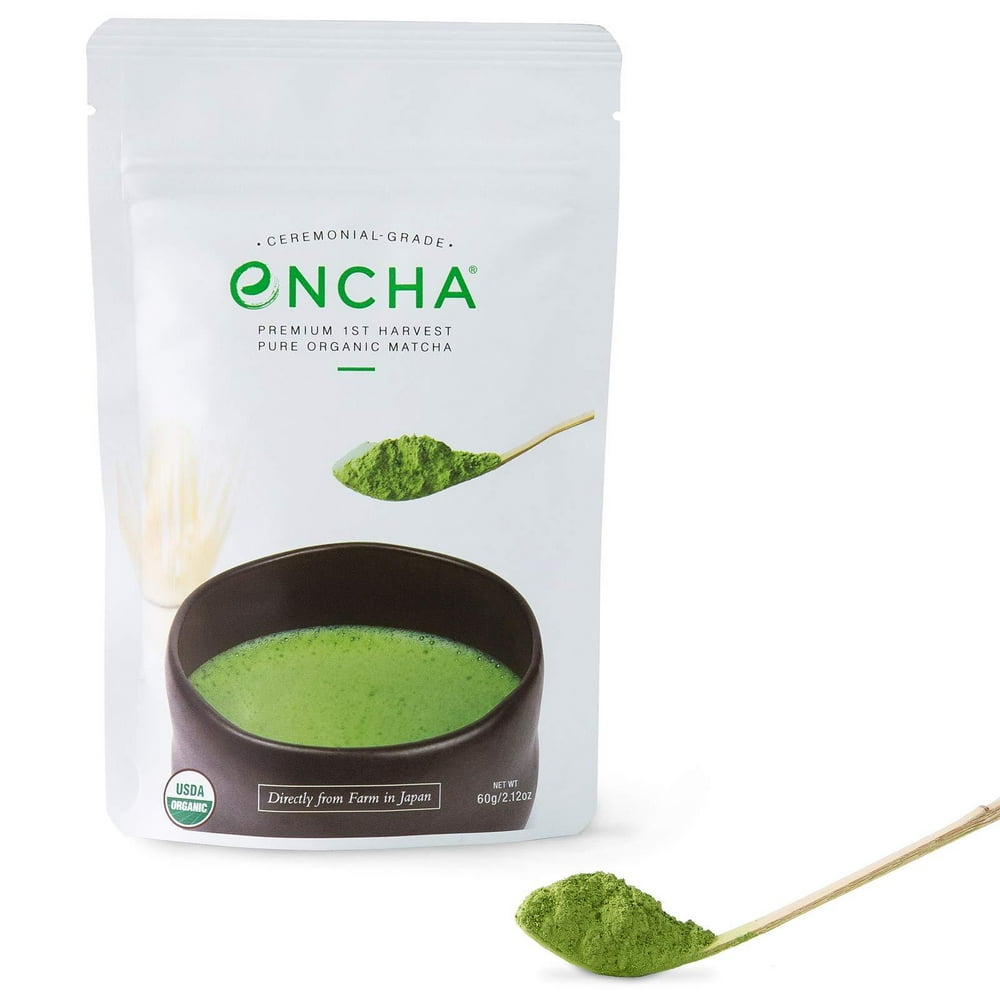 Encha Ceremonial Organic Matcha (USDA Organic Certificate and ...