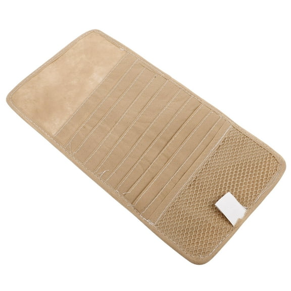 GZCW CD Case Multifunctional Large Capacity Faux Leather Car Sun Visor ...