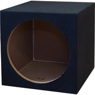 15 in. Single Square Vented Subwoofer Enclosure Box, Charcoal - Walmart.com