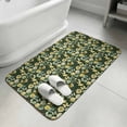Front Door Mat 19.7"x31.5", Vintage Flower Non Slip Backing & Low ...