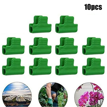 Greenhouse Plastic Clamp Clips Garden Green Greenhouse Pipe Plant Shed ...