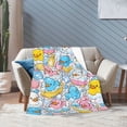 Cute Rubber Duck Bath Blanket Gift Throw Blanket Gift for Bubble ...