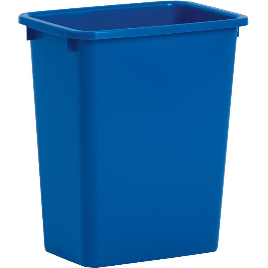 Heavy Duty Wastebasket - Blue, 13" x 9" x 15" - Walmart.ca