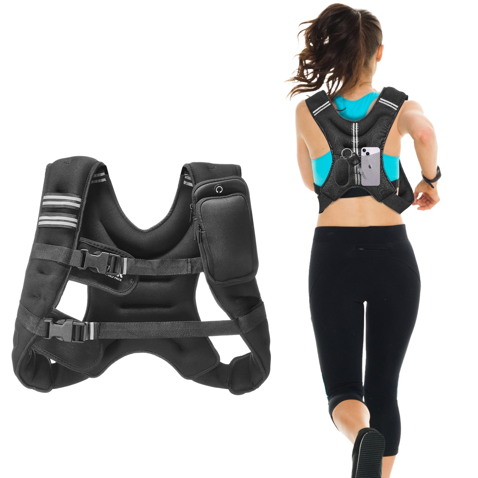 Vevor 12lb Weighted Vest For Men Women Workout Equipment For Strength Training