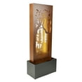 Hi-Line Gift Ltd. Forest Hollow Carved Fountain W/LEDs - Walmart.com