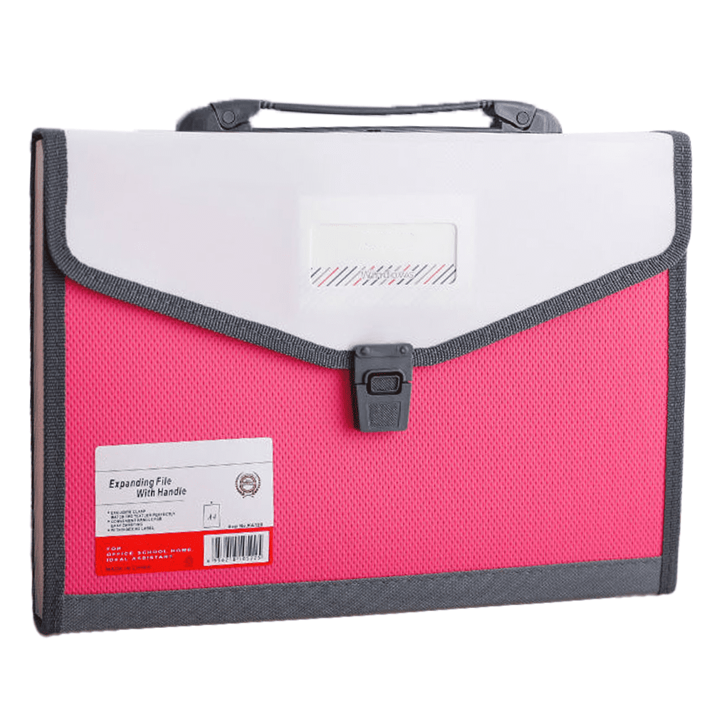 13 Pockets Document Organizer Expanding File Folder , Letter A4 Paper ...