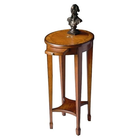Butler Specialty Traditional Round Accent Table in Olive Ash Burl ...
