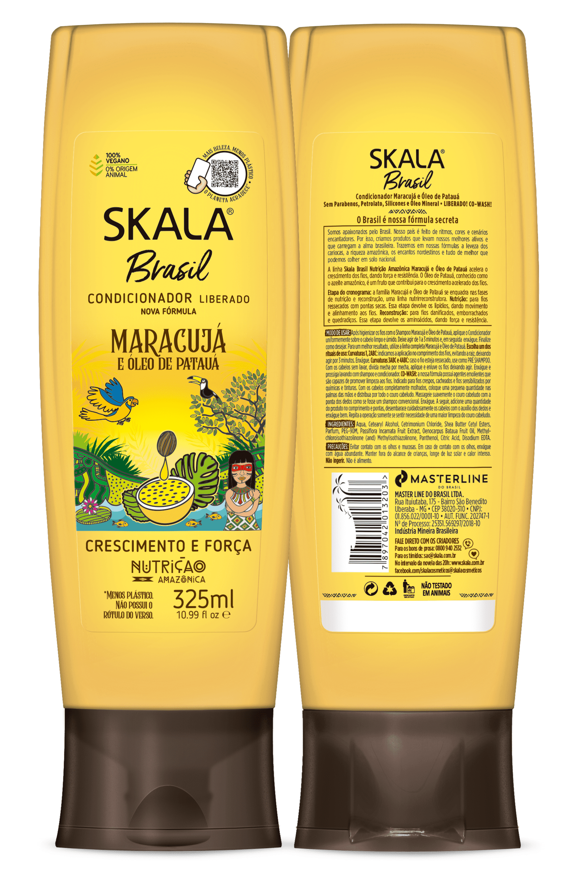Skala Brasil Passion Fruit and Patuá Oil Shampoo and Conditioner Kit ...