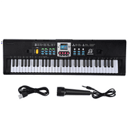 Casio LK-265 61-Key Lighted Portable Touch Sensitive Keyboard with Power Supply - Walmart.com