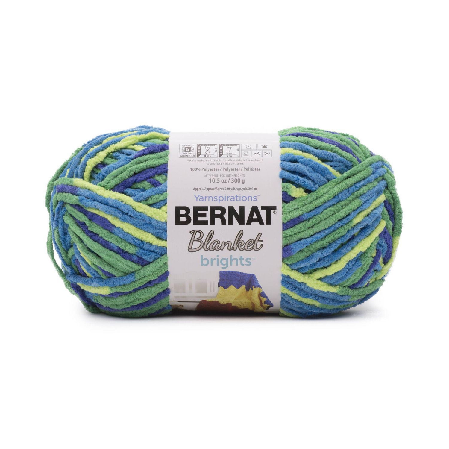 Click here for Bernat Blanket Brights Yarn  Polyester #6 Super Bu... prices