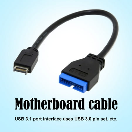 Coiry 20cm Front Panel Extension Cable USB 3.1 Header Computer ...