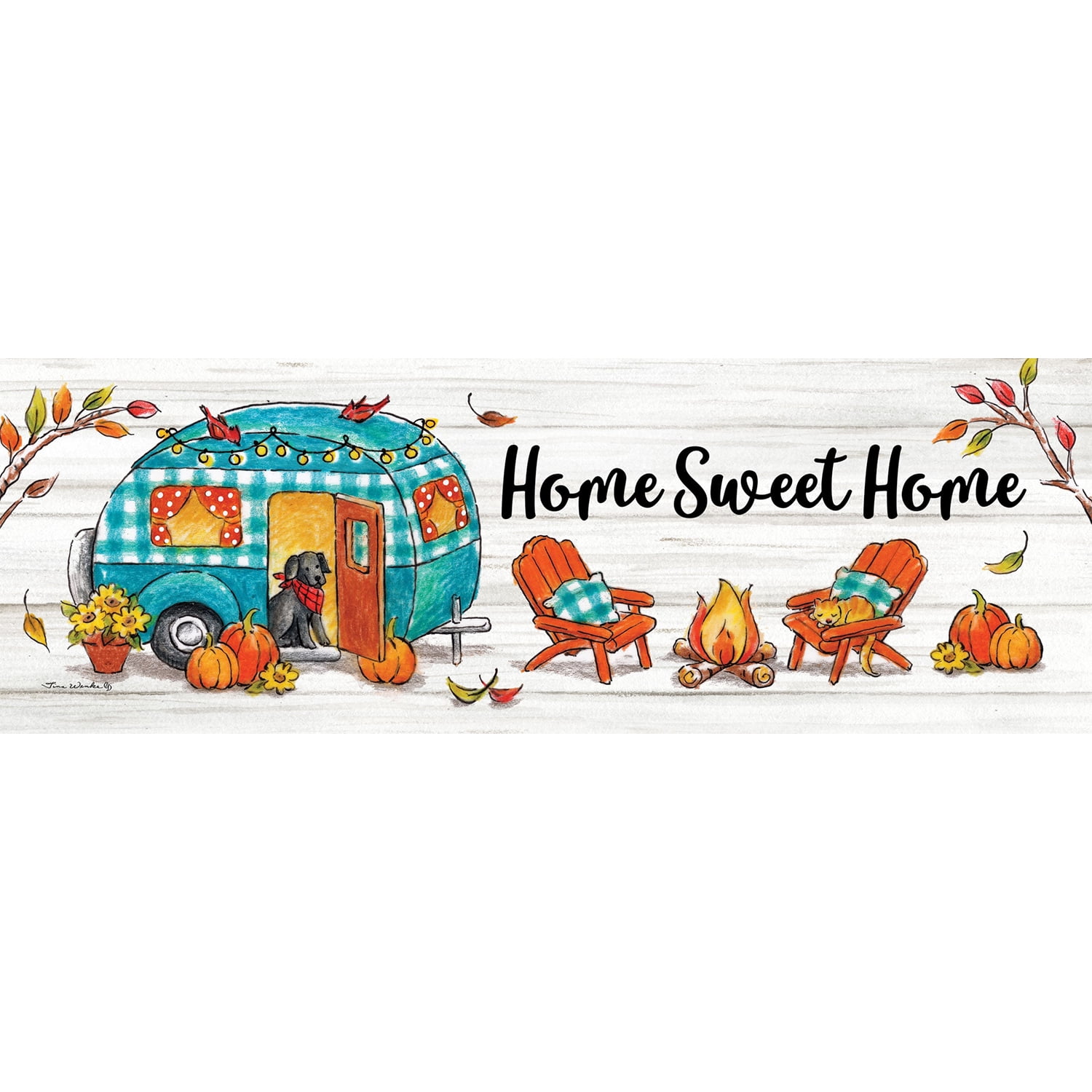 Custom Decor Signature Sign - Fall Camper - Walmart.com