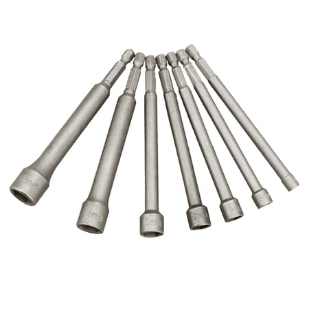 7 Pieces Tubular Socket Wrench Socket Wrench Socket for Screwdriver ...