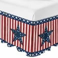 4th of July Independence Day Bed Skirt King Size 18 Inch Drop, Blue ...