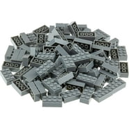 IMEX 2x4 Stud Light Gray Interlocking Building Bricks 100 Pieces ...