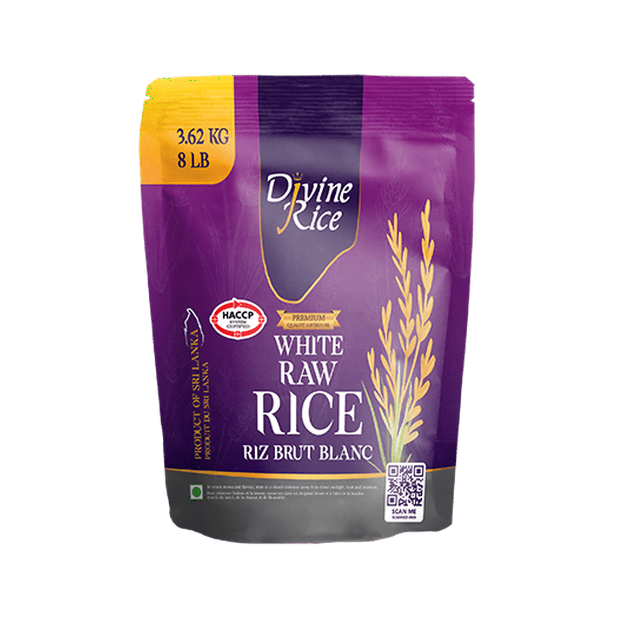 Click here for White Raw Divine Rice (8lb) 8 Lb prices