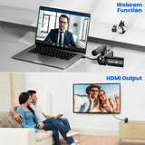 Campark AC09 4K 30FPS Video Camera with Mic, 56MP, Dual Lens, 3”Touch ...