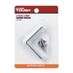 1-1/2 in. x 1-1/2 in. Inside Corner Brace, Steel, Zinc Plated (4 Pack ...