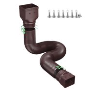 Amerimax Green Flexible Downspout Extension Gutter Connector Rainwater ...