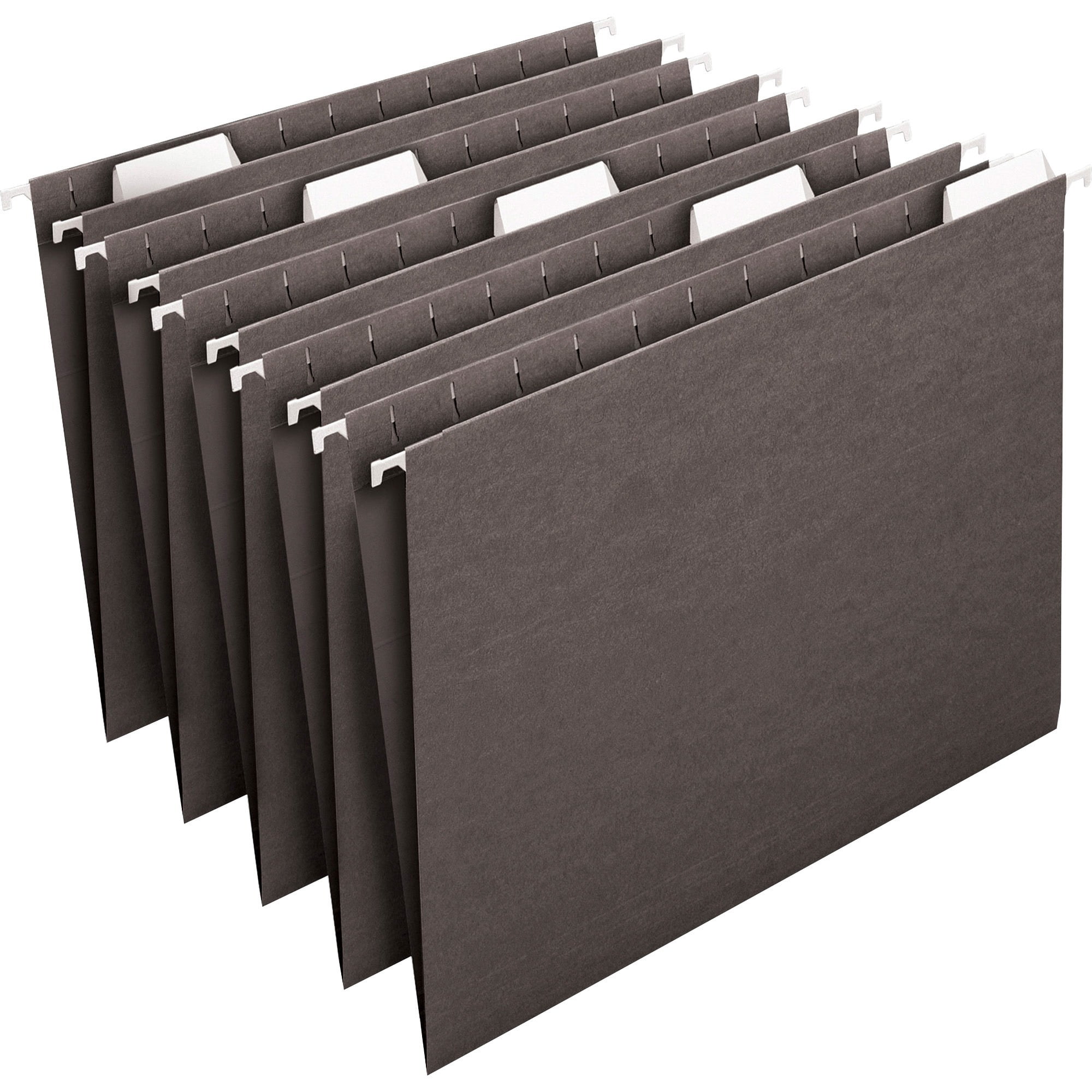 Smead Hanging Folders 1/5 Cut Tabs Black 25/BX Letter (64062)