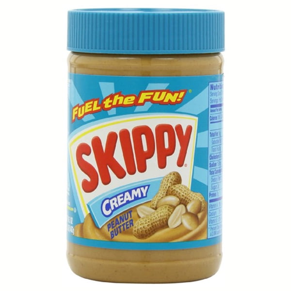 Skippy Creamy Peanut Butter 16.3 oz Jars - Pack of 4 - Walmart.com ...