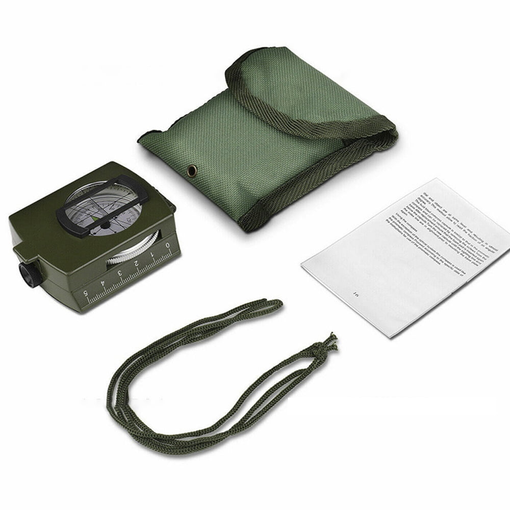 Survival Compass, Military Compass Hiking, Orienteering Lensatic ...